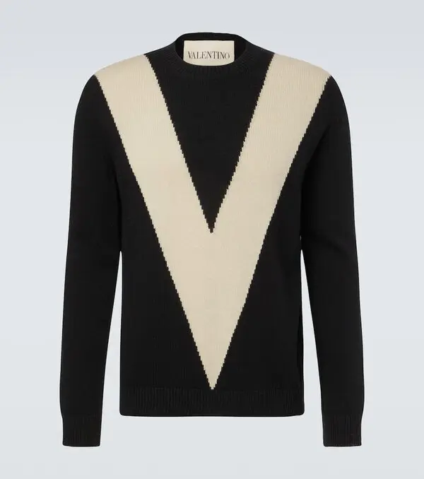 Valentino Garavani Crewneck Virgin Wool Sweater