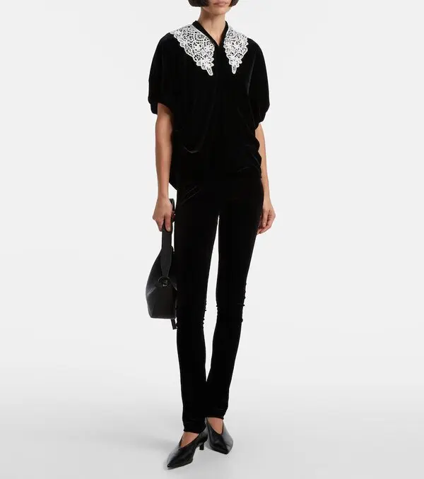 Junya Watanabe Slim Jersey Pants