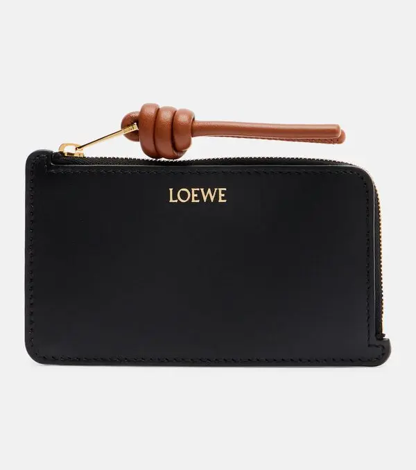 Loewe Leather Card Case - Black