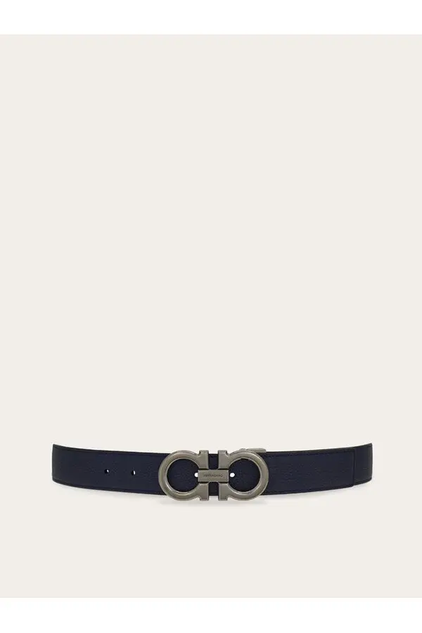 FERRAGAMO Adjustable Gancini Belt - Red