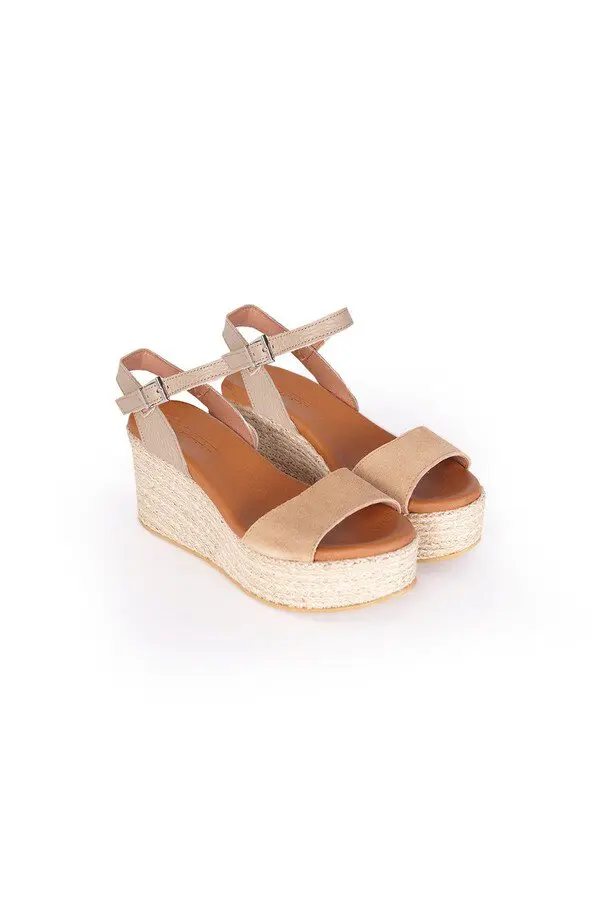 MENINA STEP Braided Wedge Sandals