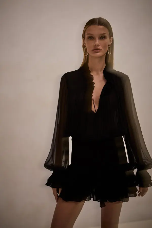Alexis Sicily Mini Dress - Black