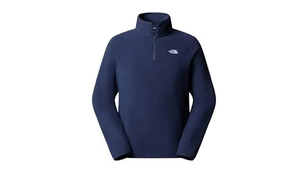 The North Face Glacier Fleece 1/4 Zip Hoodie - Summit Navy Blue
