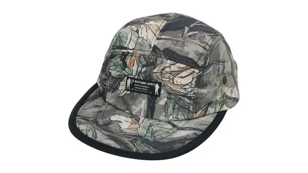A BATHING APE Tree Edge Camo Cap - Brown
