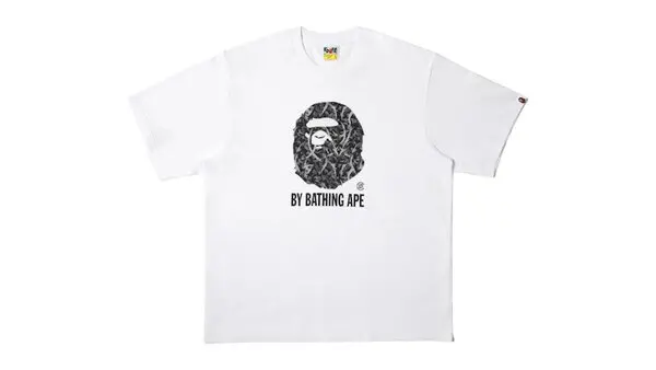 A BATHING APE X Clot Bathing Ape Relaxed Fit Tee Shirt - White