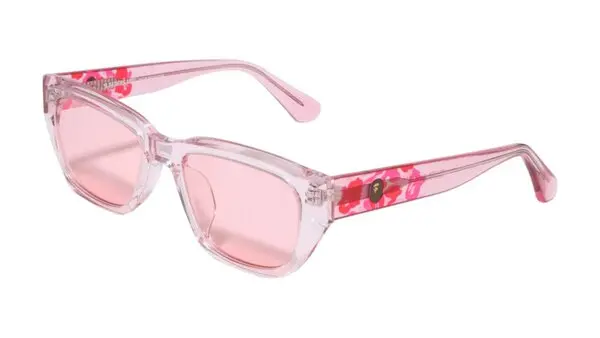 A BATHING APE 10 Sunglasses - Pink
