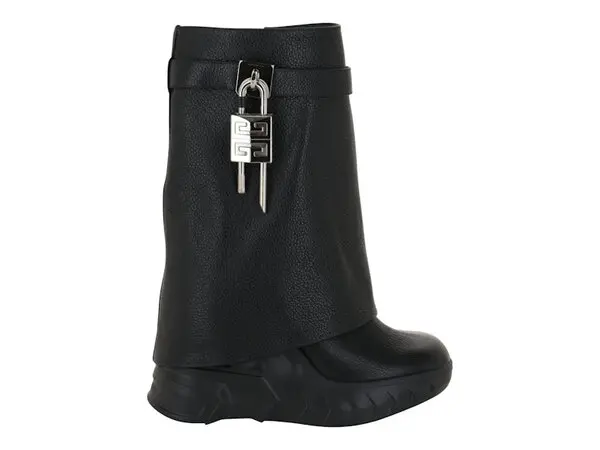 Givenchy Shark Lock Biker Ankle Boots