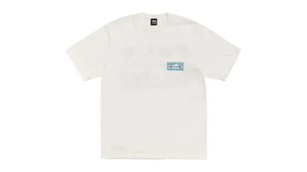 StÜssy Heal The Bay 40 Pigment Dyed Tee Shirt - Natural