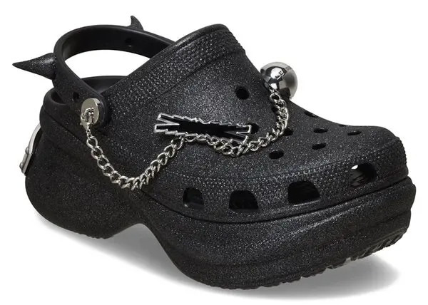 CROCS Classic Bae Clog Le Sserafim - Glitter/black