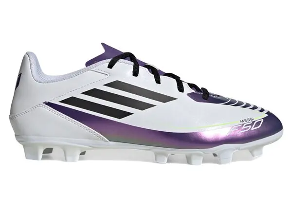 Adidas F50 Club Fg/mg Messi Triunfo Estelar Pack - Cloud White/core Black/purple