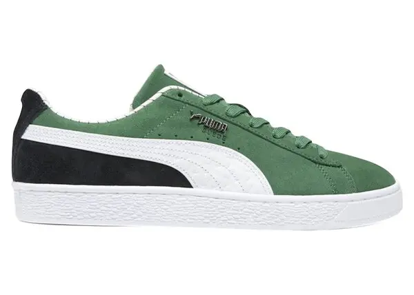 PUMA Suede Pinstripe Sports Club Sneakers - Vine/puma White/puma Black