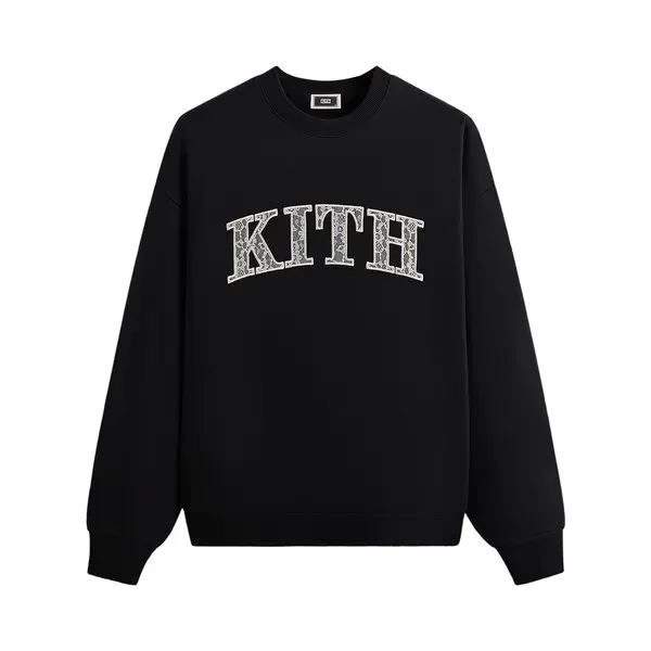 Kith Arched Lace Nelson Crewneck - Black