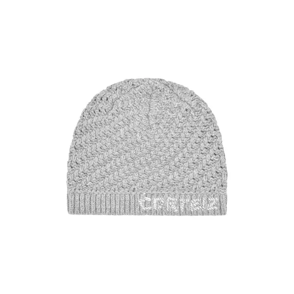 CORTEIZ Hand Embroidered Knit Beanie - Grey