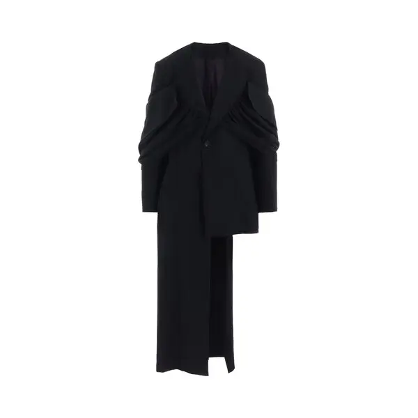 Yohji Yamamoto Gathered Stole D Jacket
