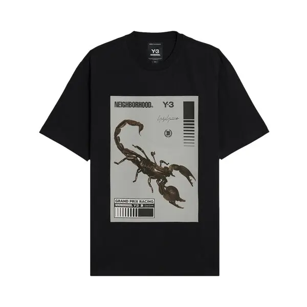 Y3 X Neighborhood Gfx Tee - Black