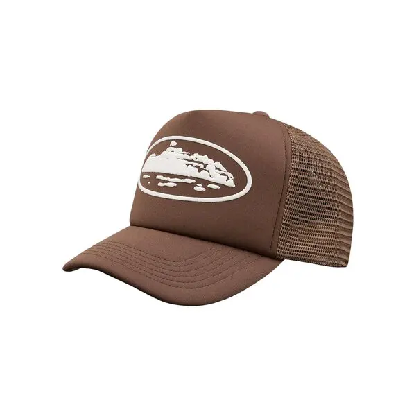 CORTEIZ Island Puff Print Trucker Hat - Brown