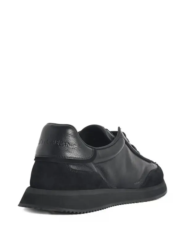 Dolce & Gabbana Leather Sneakers - Black
