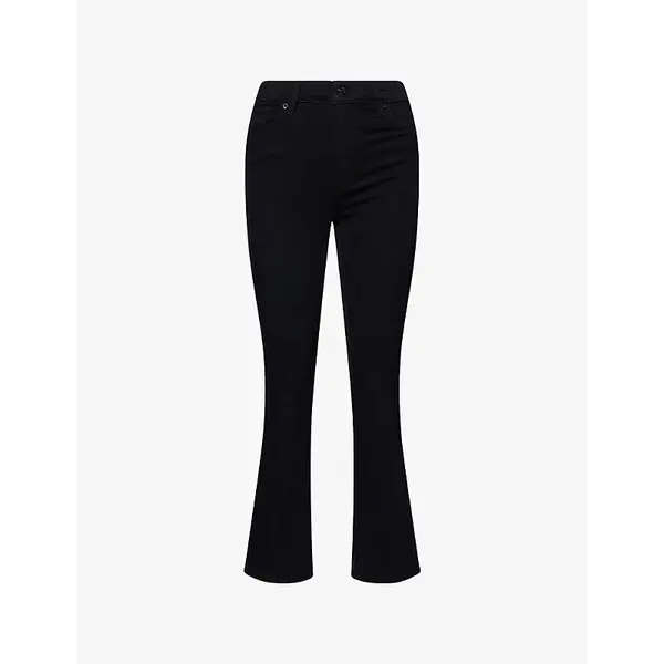 FRAME The Reboot Straight-leg Cotton-blend Jeans - Black
