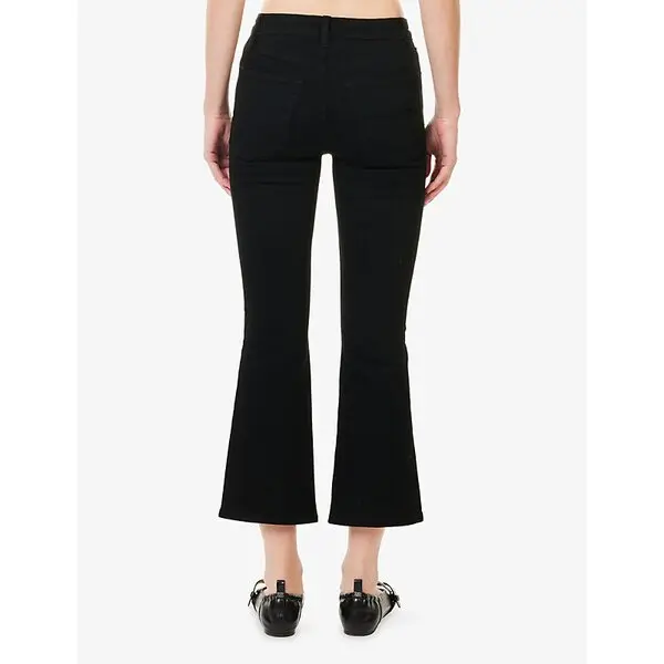 FRAME The Reboot Straight-leg Cotton-blend Jeans - Black