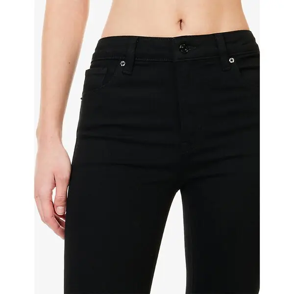 FRAME The Reboot Straight-leg Cotton-blend Jeans - Black