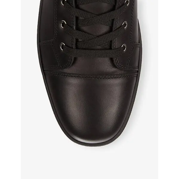 CHRISTIAN LOUBOUTIN Louis Leather High-top Trainers