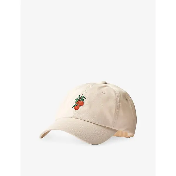 SOWVITAL Apple Embroidered Cotton Cap - One-color