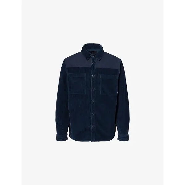 FINISTERRE Basset Corduroy Cotton Shirt - Navy