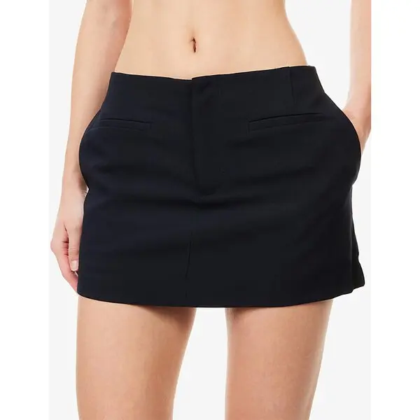 L.A-SPACE Tailored A-line Woven Skort