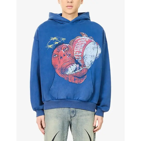GODMADE Graphic-print Cotton Hoody