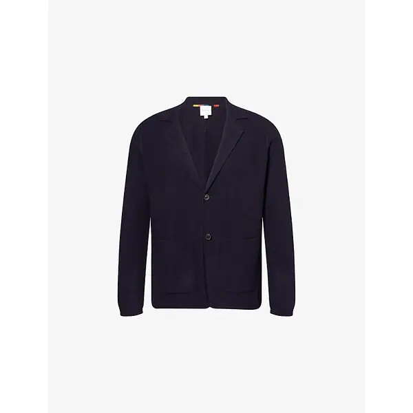 Paul Smith Notched-lapel Wool Cardigan