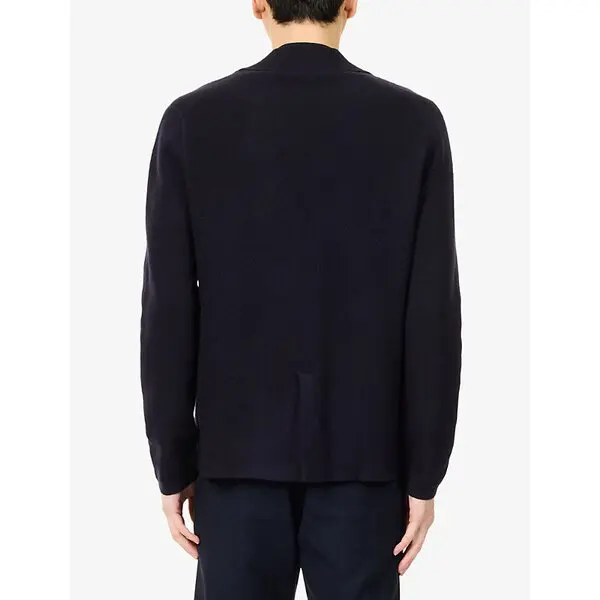 Paul Smith Notched-lapel Wool Cardigan