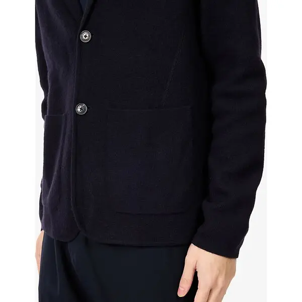 Paul Smith Notched-lapel Wool Cardigan