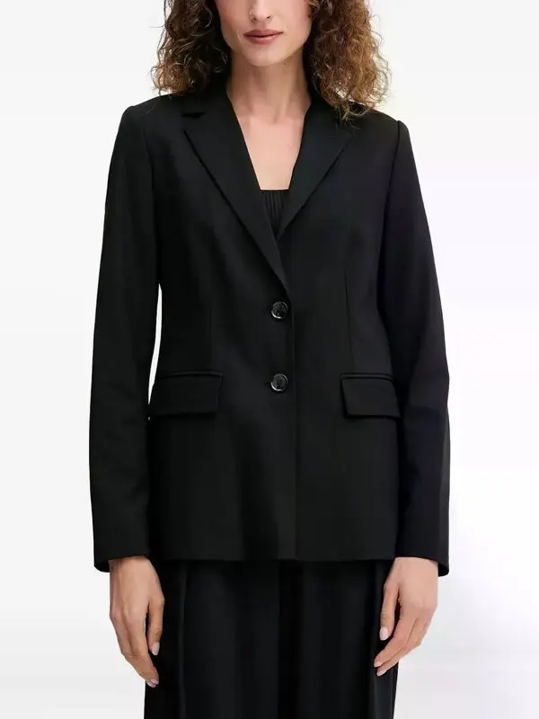 BENETTON Button-fastening Blazer - Black