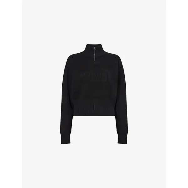 The North Face Half-zip Logo Knitted Jumper - Tnf Black