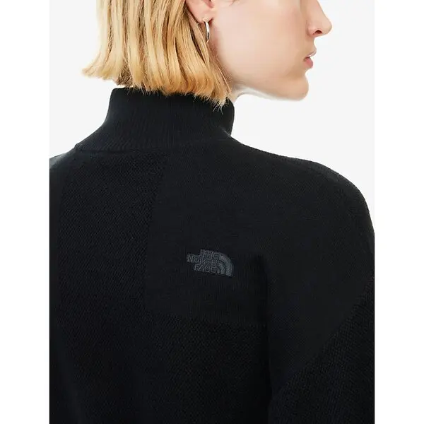 The North Face Half-zip Logo Knitted Jumper - Tnf Black
