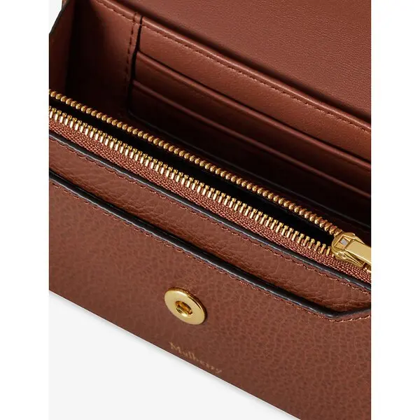 Mulberry Folded Press-stud Leather Wallet