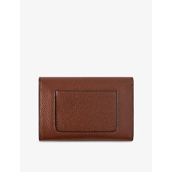 Mulberry Folded Press-stud Leather Wallet