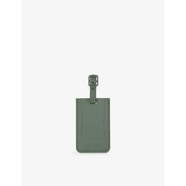 SAMSONITE ACCESSORIES Ta Revolution Faux-leather Luggage Tags Pack Of Two - Green