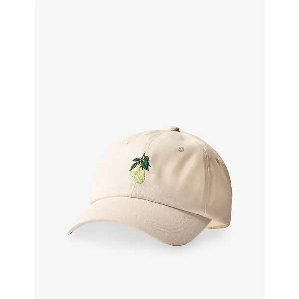 SOWVITAL Pear Embroidered Cotton Cap - One-color