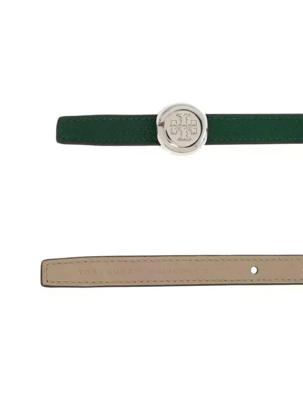 Tory Burch Romy Reversible Belt - Green