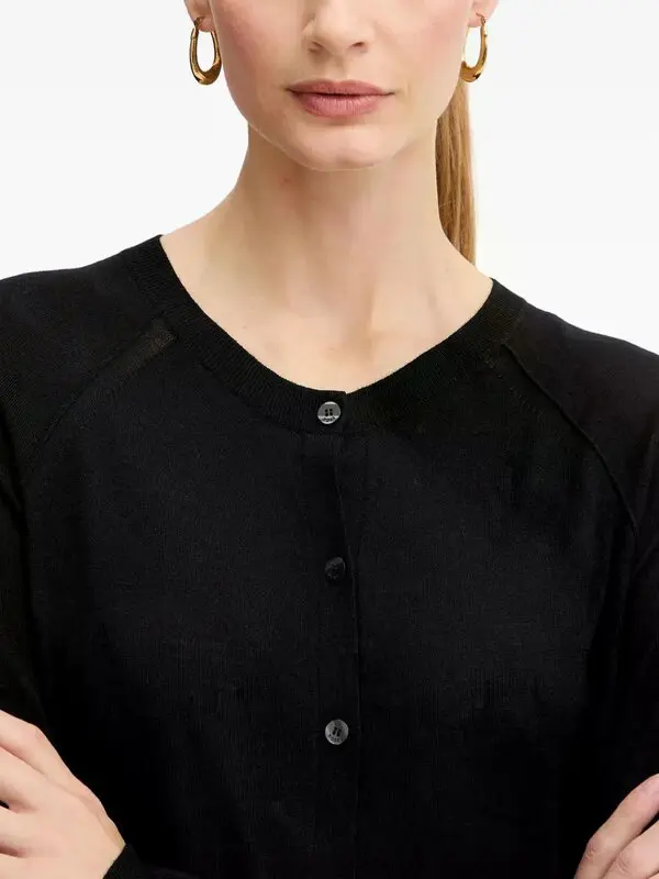 BOSS Buttoned Long-sleeves Cardigan