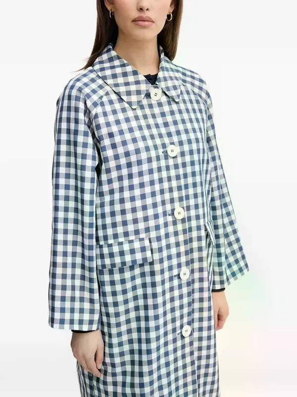 BENETTON Gingham-check Coat