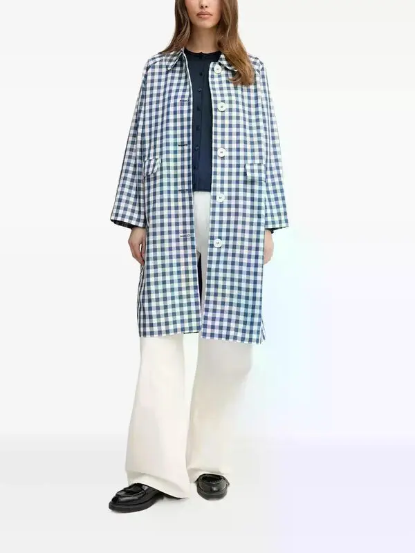 BENETTON Gingham-check Coat