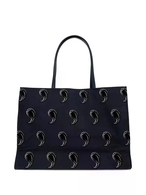 Tory Burch Ella Paisley-pattern Tote Bag With Double T Motif