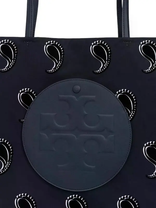 Tory Burch Ella Paisley-pattern Tote Bag With Double T Motif