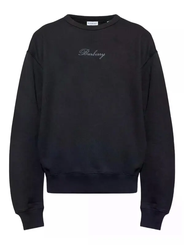 Burberry Embroidered Logo Sweatshirt