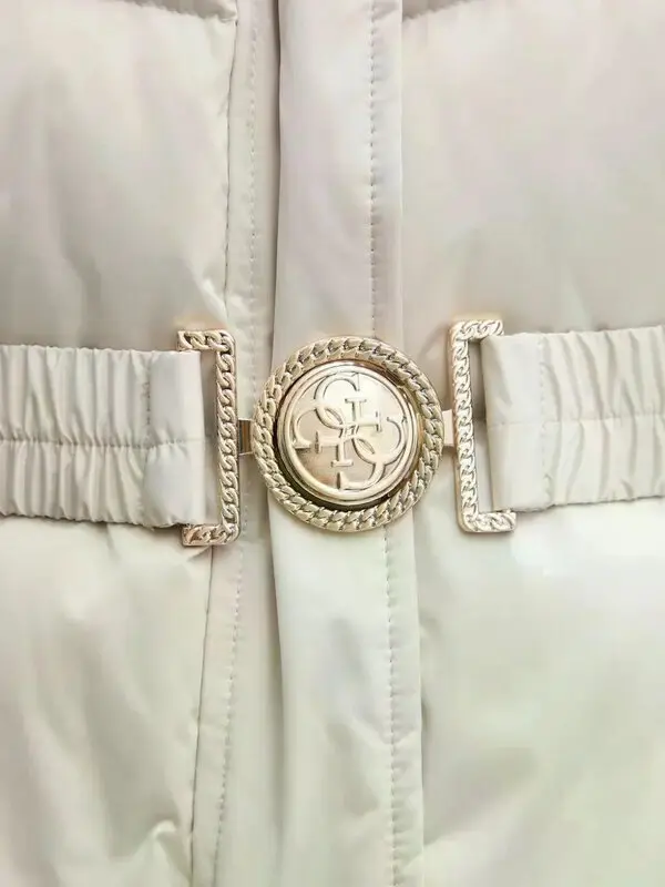 Guess Fur-trim Belted Jacket