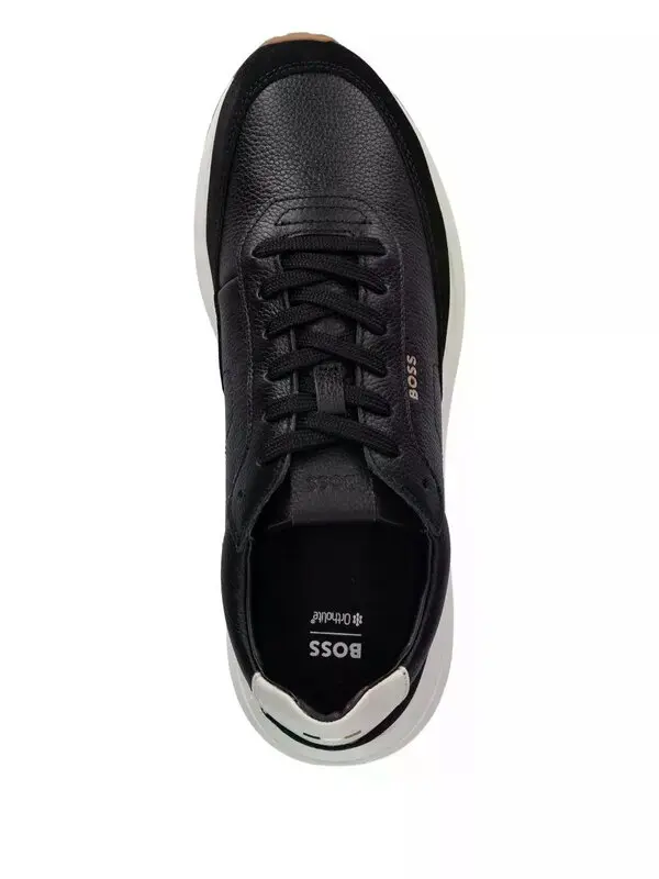 BOSS Suede Panel Sneakers