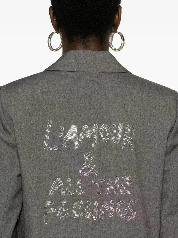 Zadig&Voltaire Rhinestone-slogan Blazer