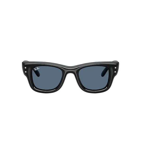 Ray-ban Wayfarer Puffer Crystal Edition Sunglasses - Black